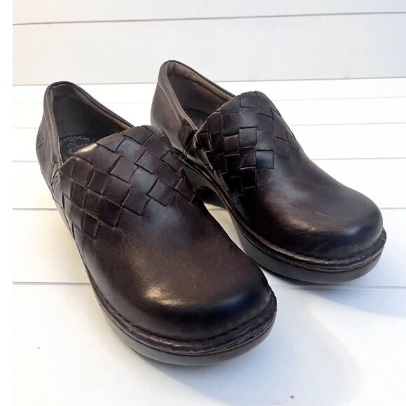 Ariat | Shoes | Ariat Womens Brown Leather Ashbourn Briar Clog Slip On ...